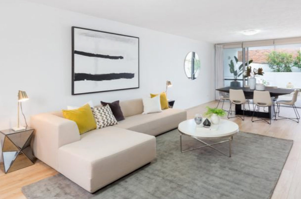 REA Livinging Room | Mink Home